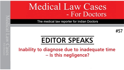 Medical Law Cases - For Doctors